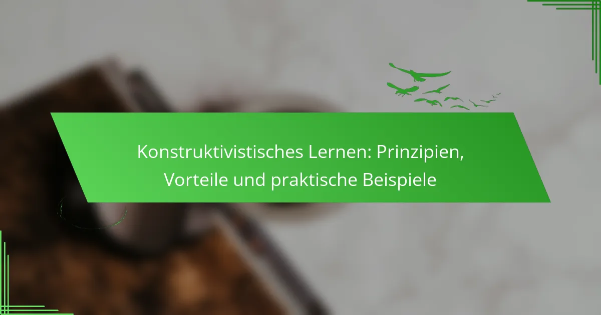 Konstruktivistisches Lernen: Prinzipien, Vorteile & Beispiele