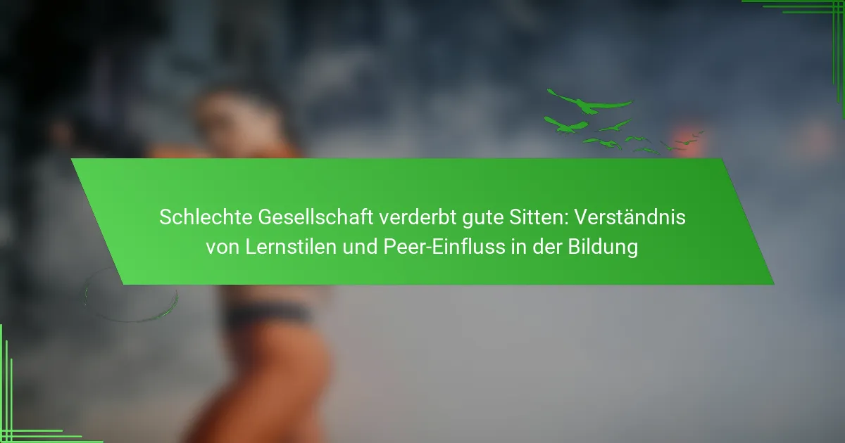 Einfluss von Gleichaltrigen: Lernstile und moralische Entwicklung verstehen